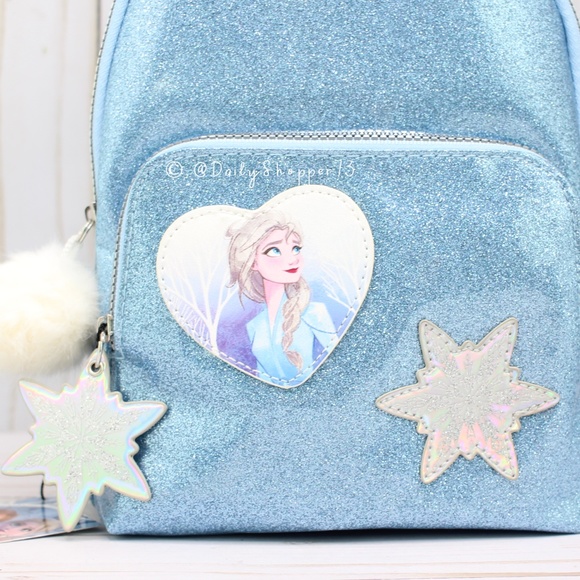 Disney | Accessories | Disney Frozen Elsa Glitter Mini Backpack | Poshmark